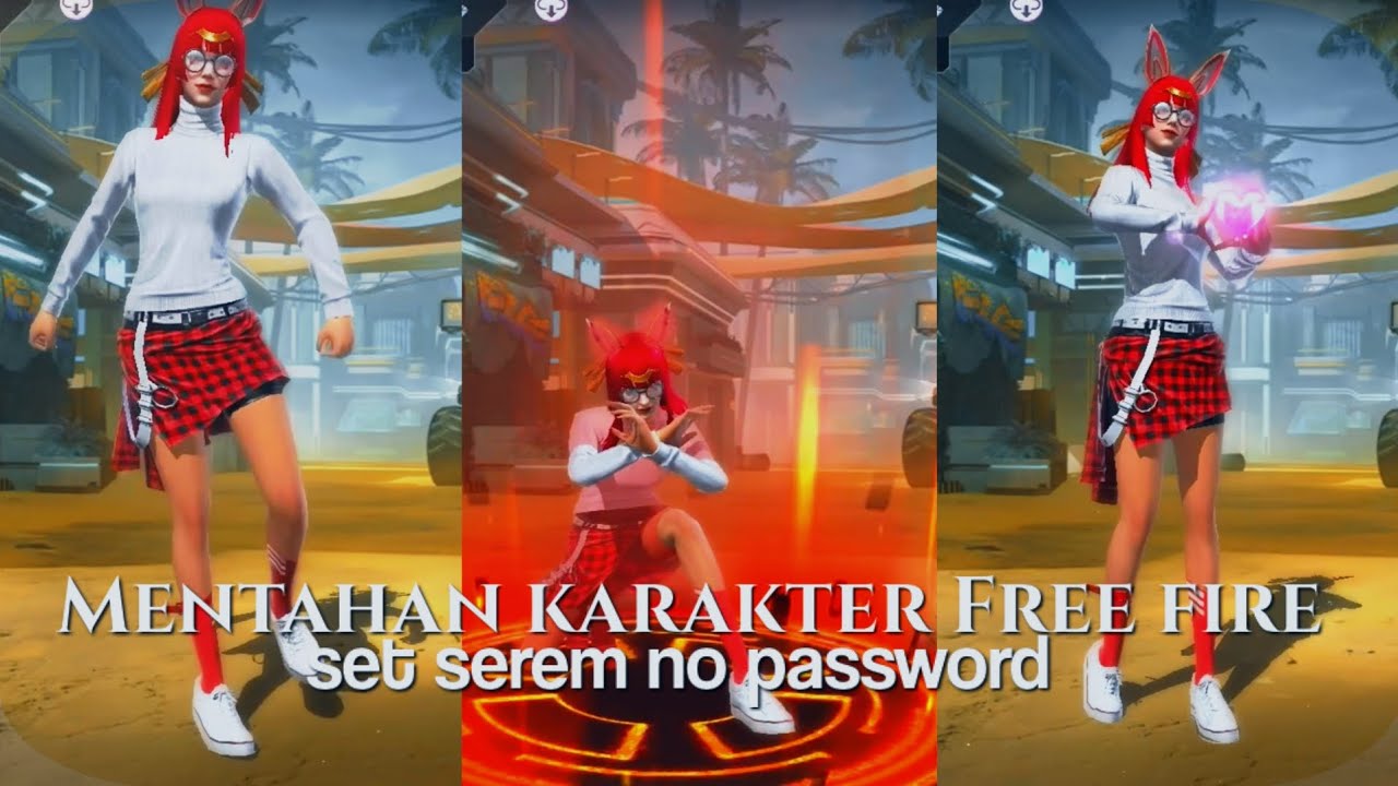 PRESET + MENTAHAN KARAKTER FREE FIRE || CEWE TERBARU NO PASSWORD - YouTube