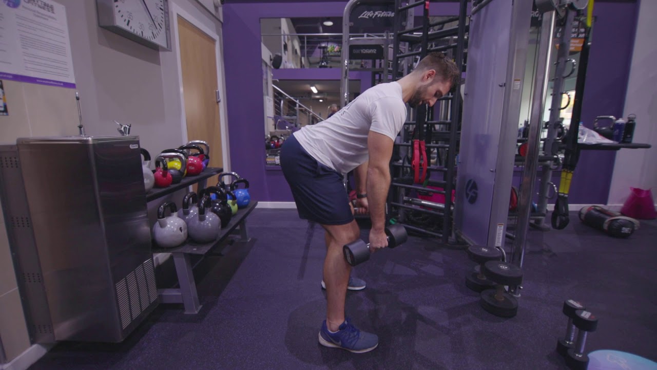 Dumbbell Two Point Row - RCA Fitness - YouTube