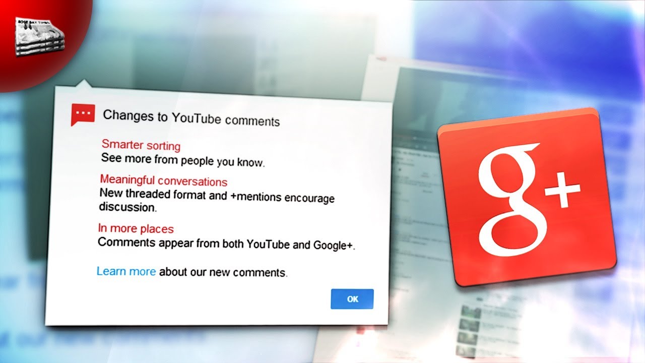 UtD: New Features in Google+ YouTube Comments - YouTube