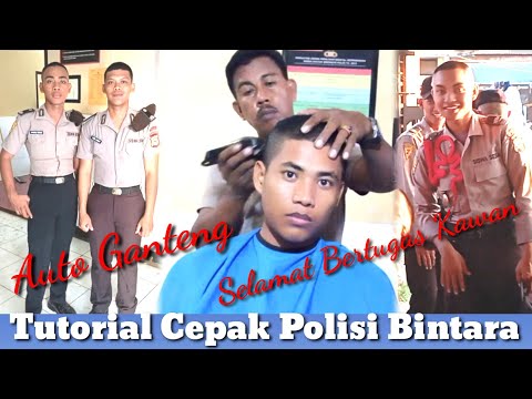 Cara Belajar Cukur Rambut.Cepak Polisi Bintara Paling Muda Cepat Dan ...