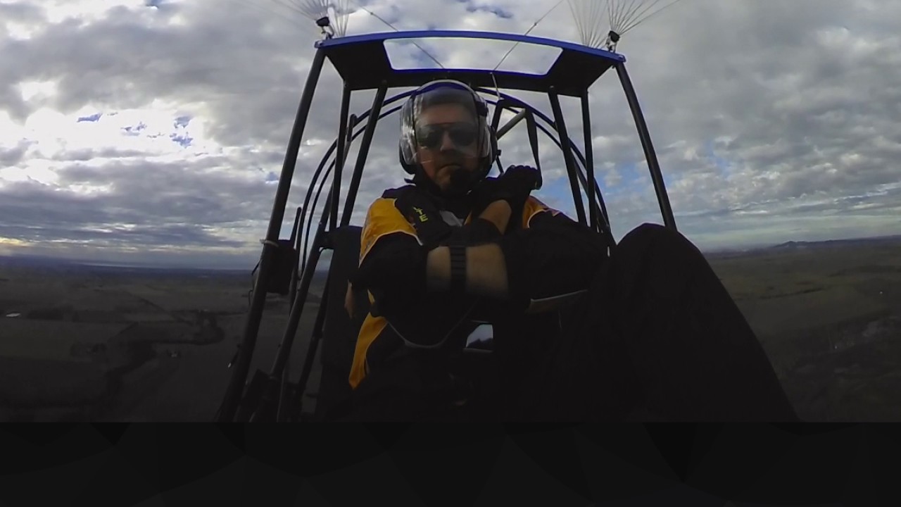 aerochute powered parachute 360 VR - YouTube