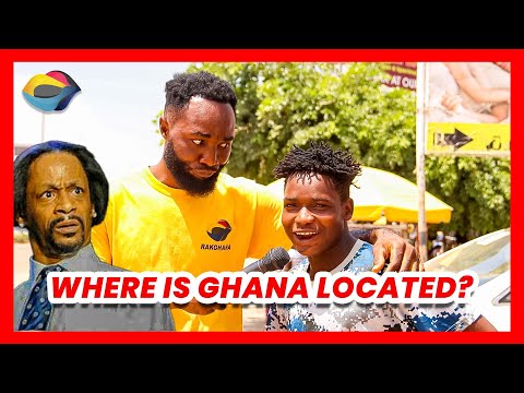 Where Is Ghana Located❓ | Street Quiz|African Comedy 🤔😅