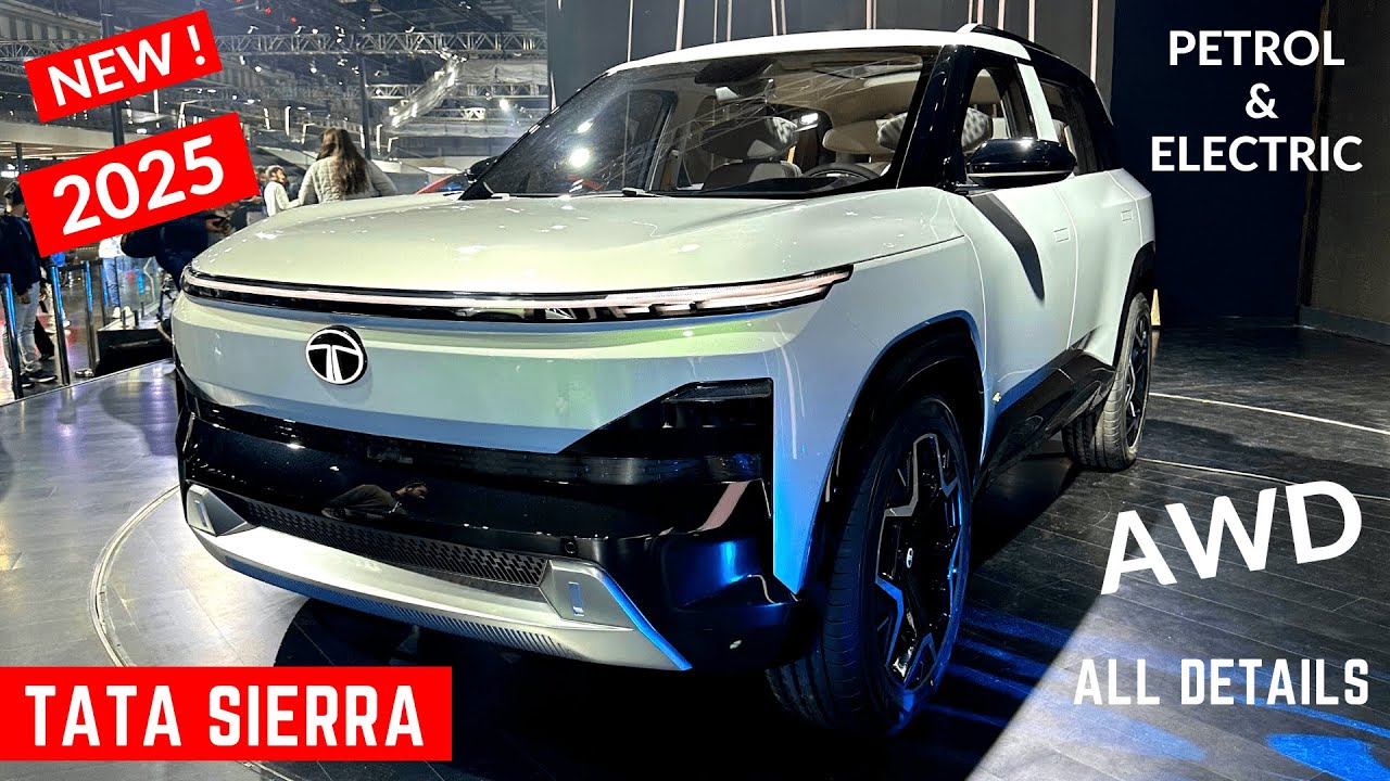 Tata Sierra AWD Premium SUV - Rs 25 Lakh Land Rover Defender ...