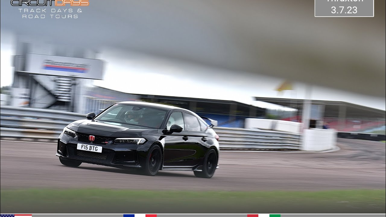 Honda Civic Type R FL5 fast lap Thruxton Circuit - YouTube