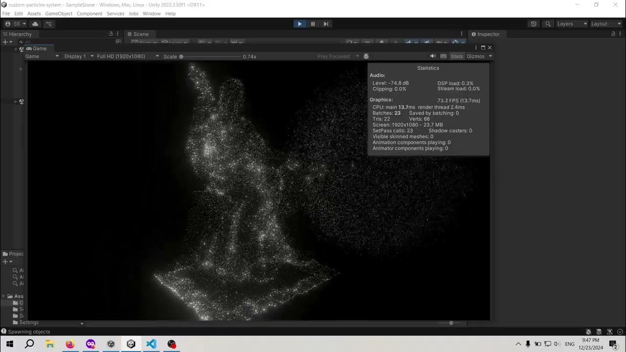 Interactive Particle Shift Between Meshes. - YouTube