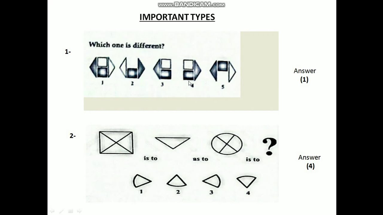 Non Verbal Intelligence Test Questions | Initial Test Non Verbal ...