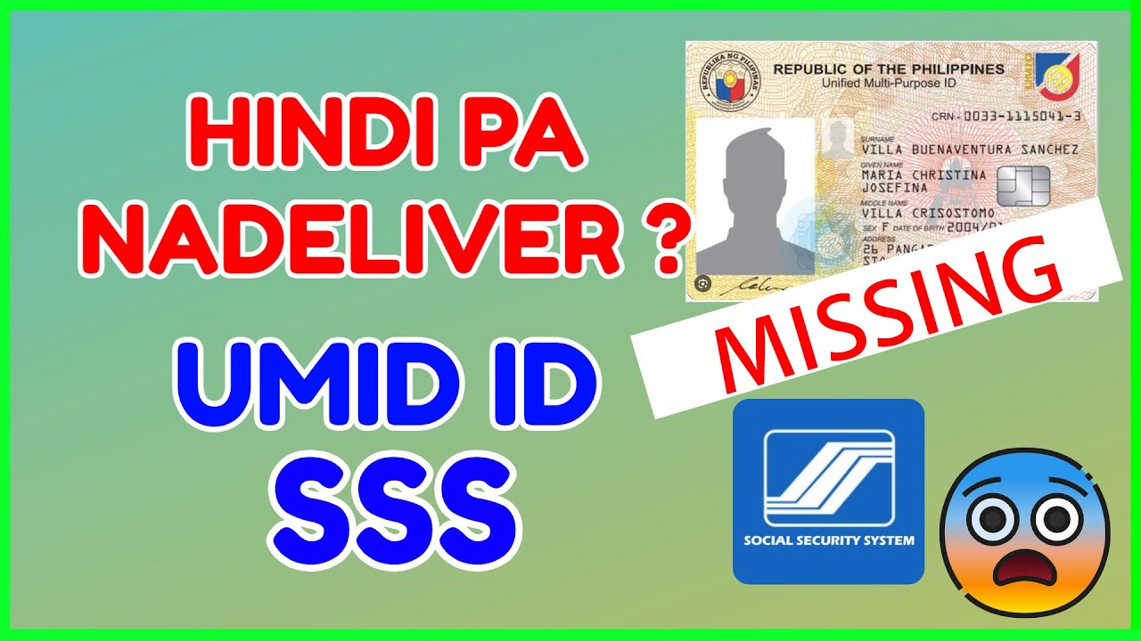 SSS UMID ID LOST Missing Not Delivered: Check UMID ID SSS Status Online ...