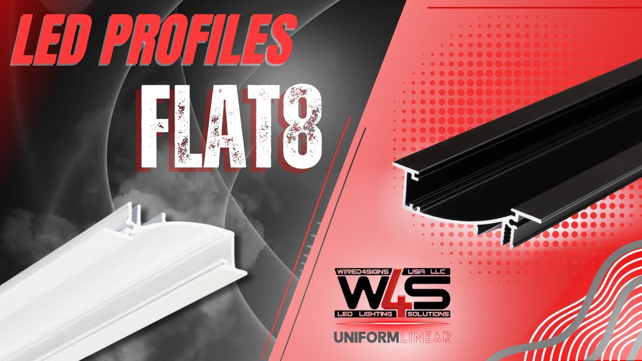 Flat8 LED Profile: Professional Indirect Cove Lighting For Modern ...