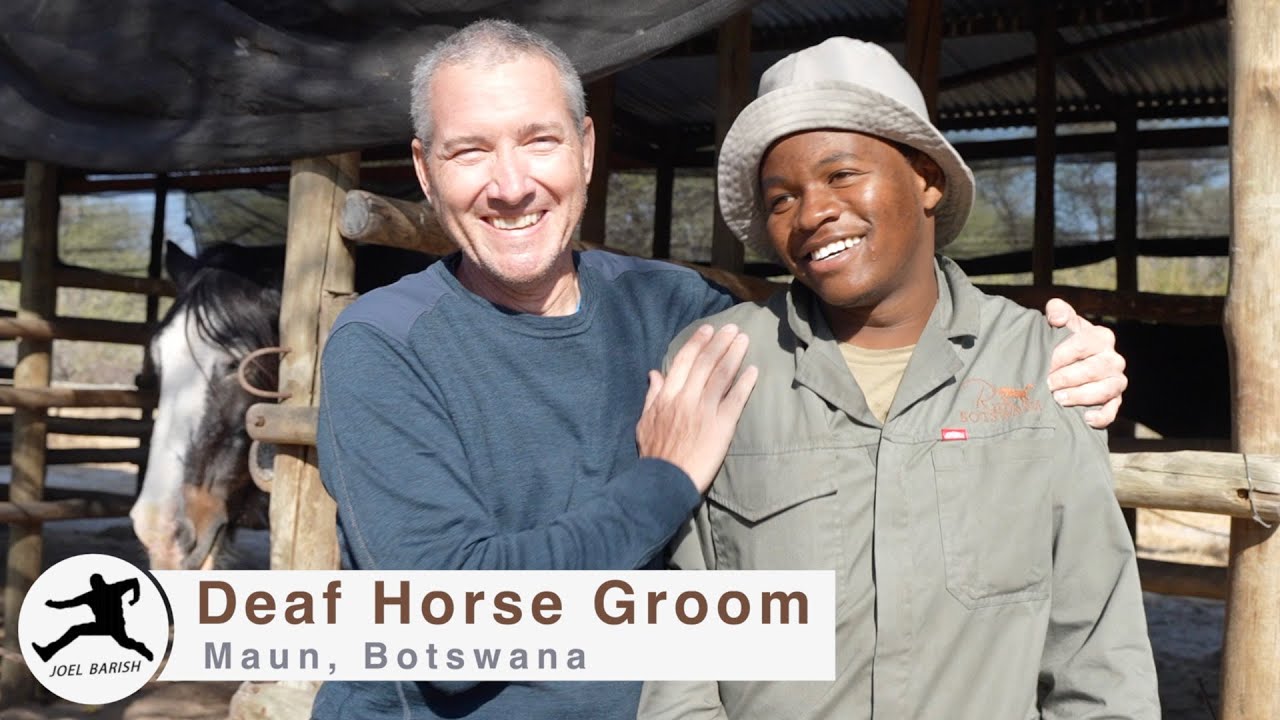 Botswana: Deaf Horse Groom - YouTube