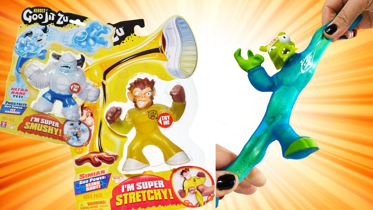 NEW! Heroes of Goo Jit Zu SERIES 2! Satisfying Crunchy, Squishy ...