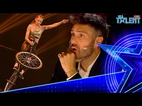 Ceyda Altug IMPACTA con sus ACROBACIAS en bicicleta | Semifinal 1 | Got Talent España 7 (2021)