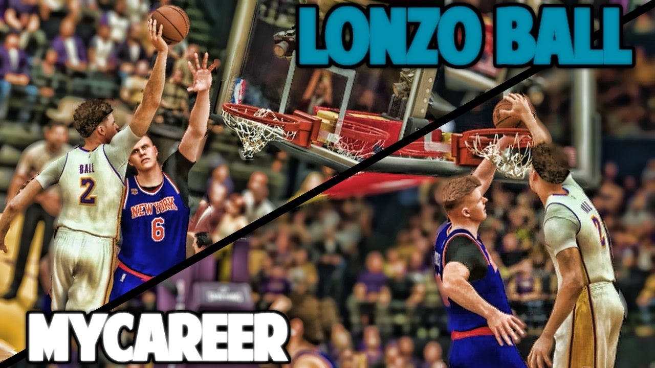 LONZO NASTIEST DUNK YOU WILL EVER SEE - NBA 2K17 LONZO BALL MyCareer ...