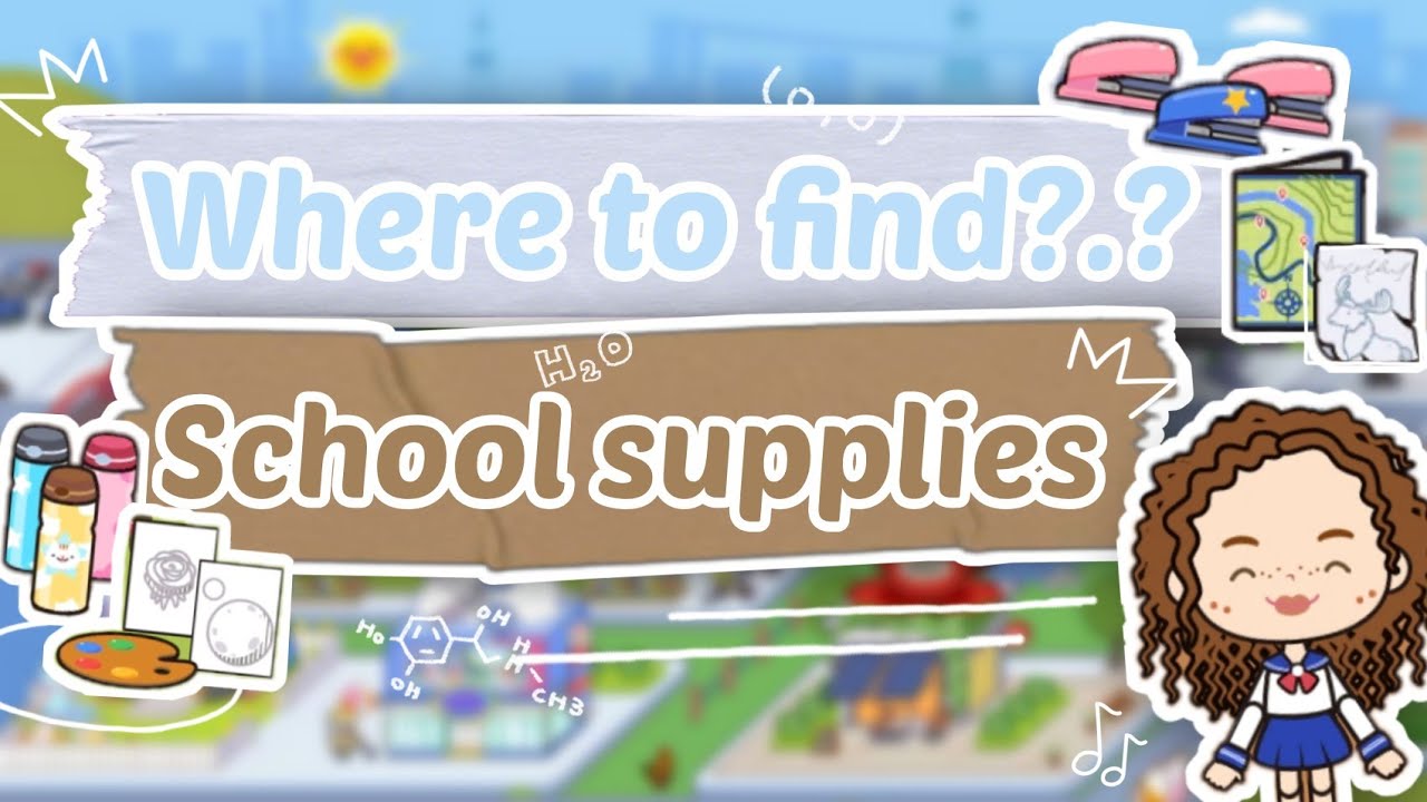 Miga World |Where To Find School Supplies?|📚📝🖍 - YouTube
