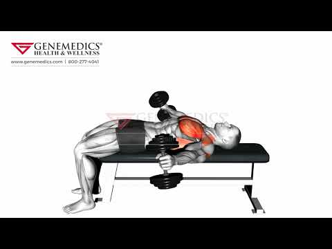 Dumbbell Around Pullover Chest Exercise - YouTube