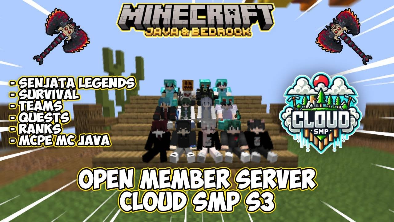 OPEN MEMBER SERVER BRUTAL LEGENDS - CLOUD SMP - YouTube