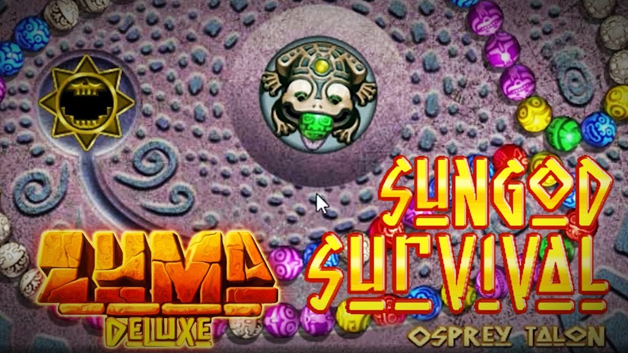 Zuma Deluxe (PC) - Gauntlet: Survival - Osprey Talon - Getting Sungod ...
