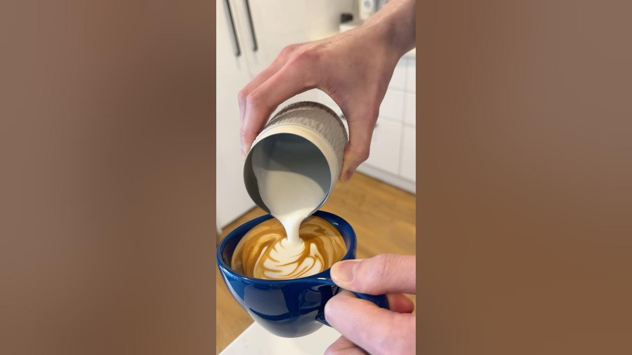 How to save a failing latte art - YouTube