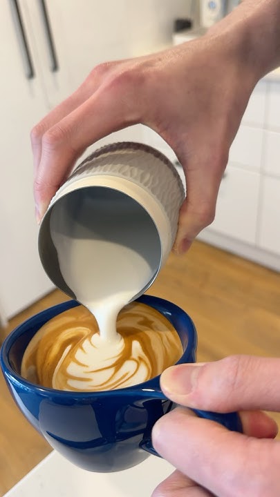 How to save a failing latte art - YouTube