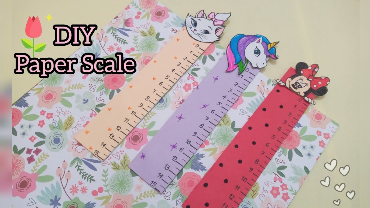 How to make paper scale / Origami craft with paper / Paper craft / Back ...
