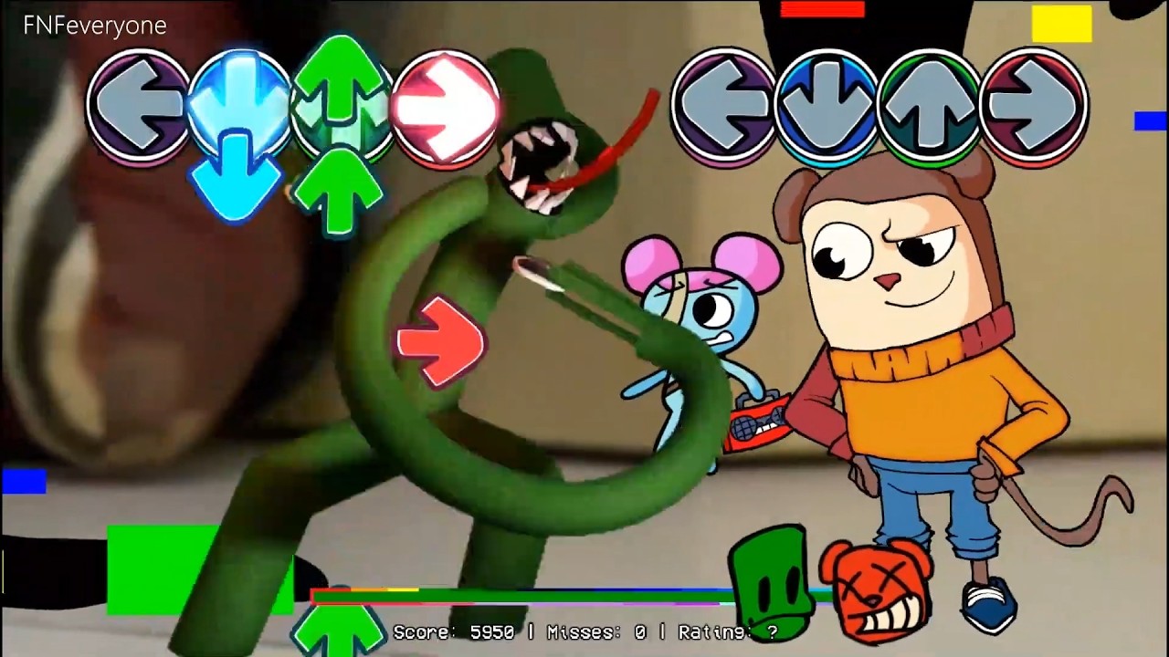 FNF new Twiddle Finger All Phases vs Rainbow Friends All Sings Sliced ...