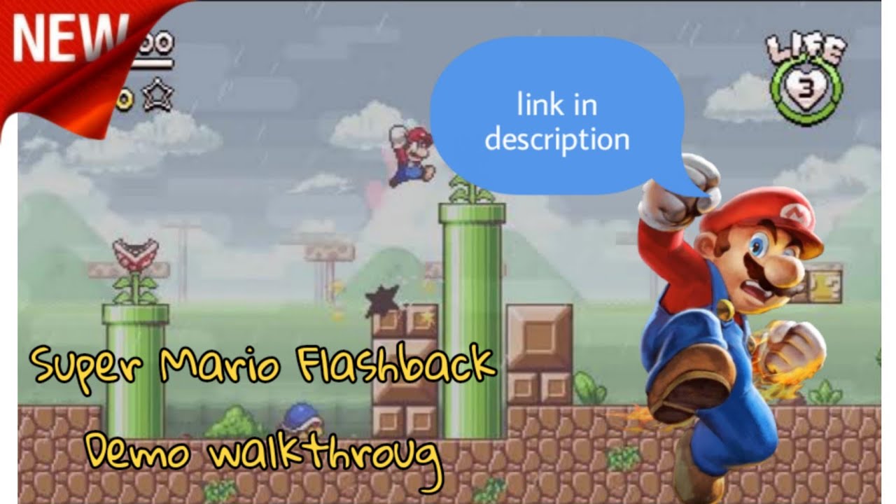 Super Mario Flashback Demo walkthroug #smallcreator #fangame #mario ...