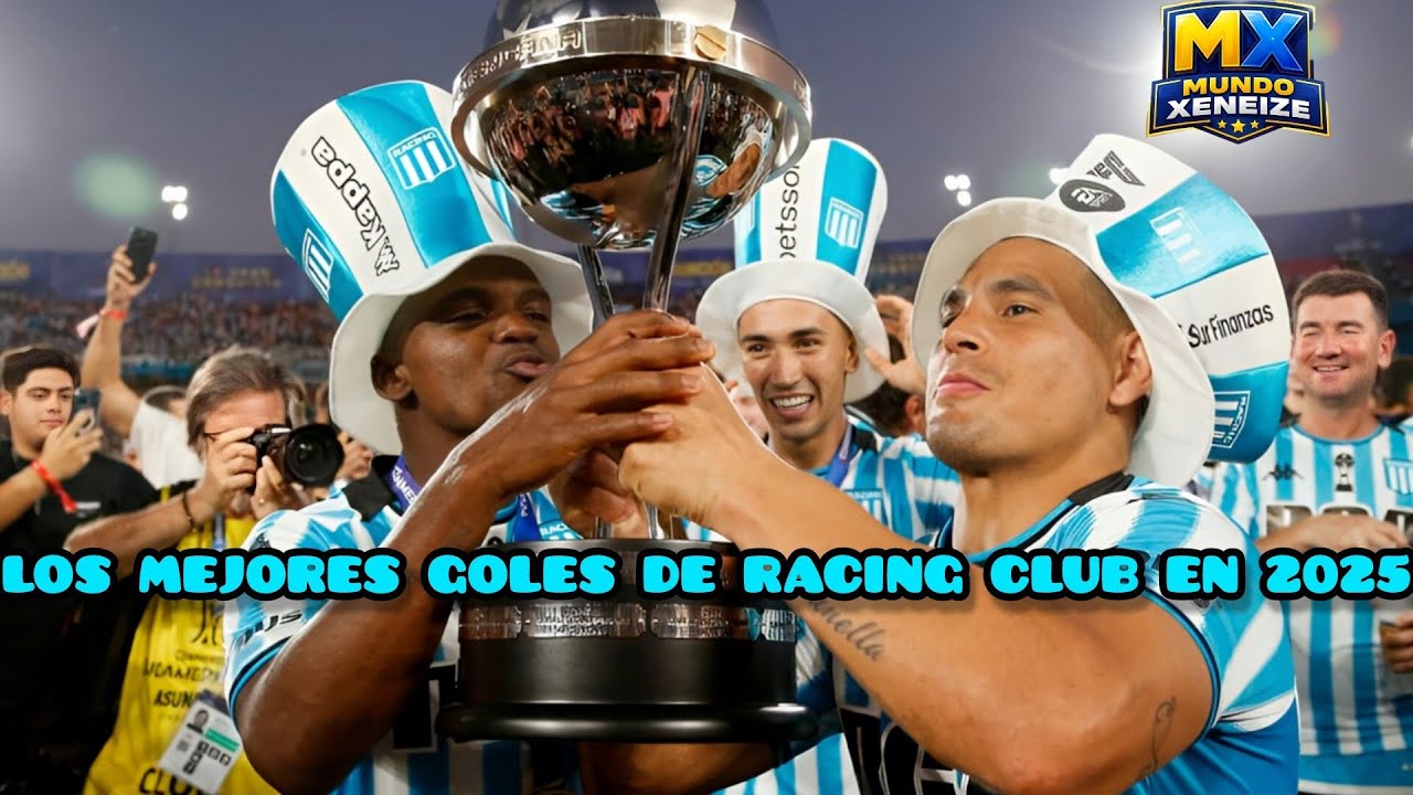LOS MEJORES GOLES DE RACING CLUB EN 2025⚽⚽🤍💙🤍💙🤍 - YouTube