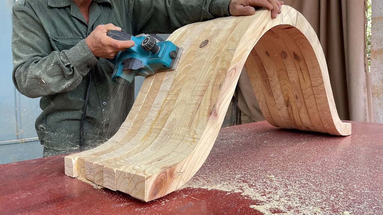 Turn Hardwood Into A Table With Seductive Curves // Design, Woodworking ...
