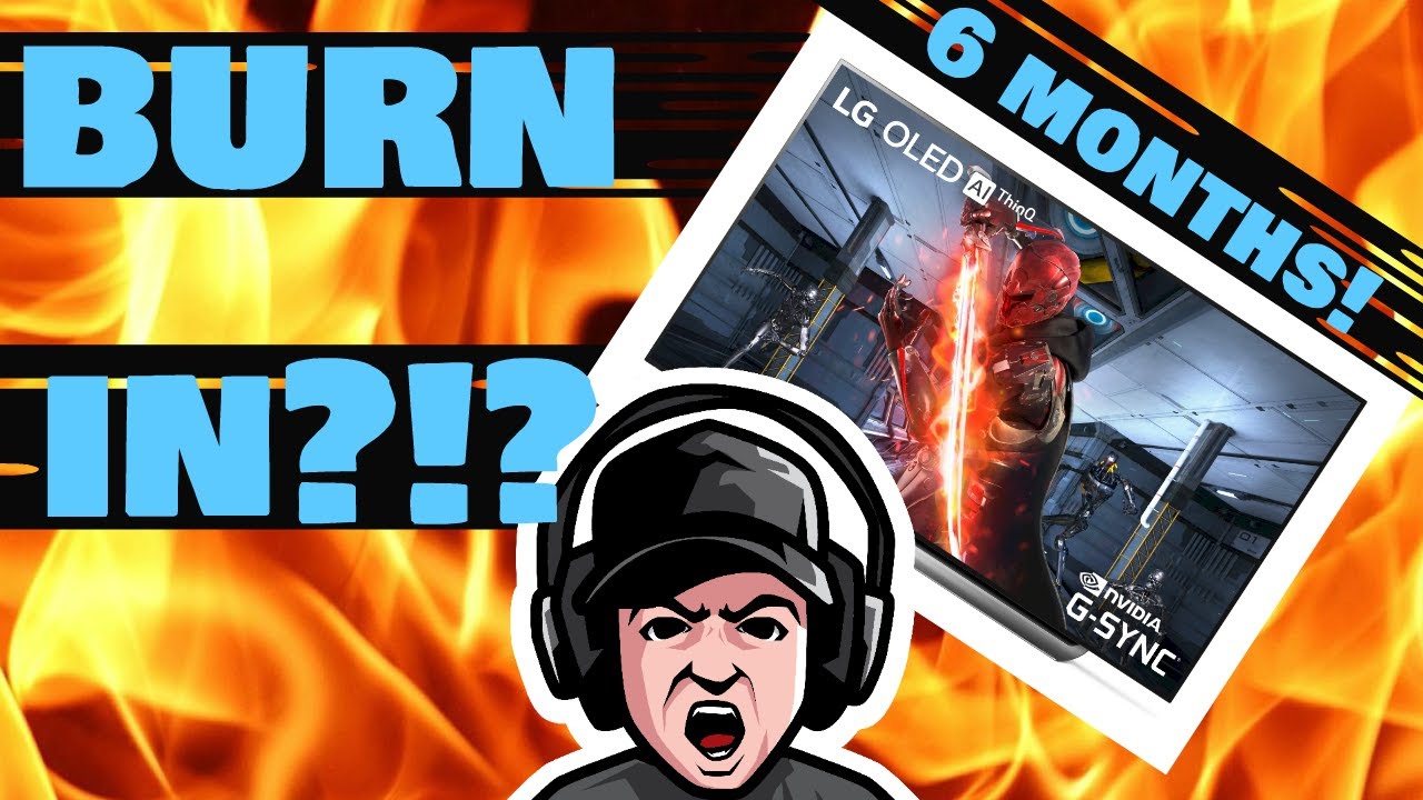 LG C9 PC GAMING BURN IN TEST! 6 MONTHS! REVIEW! - YouTube