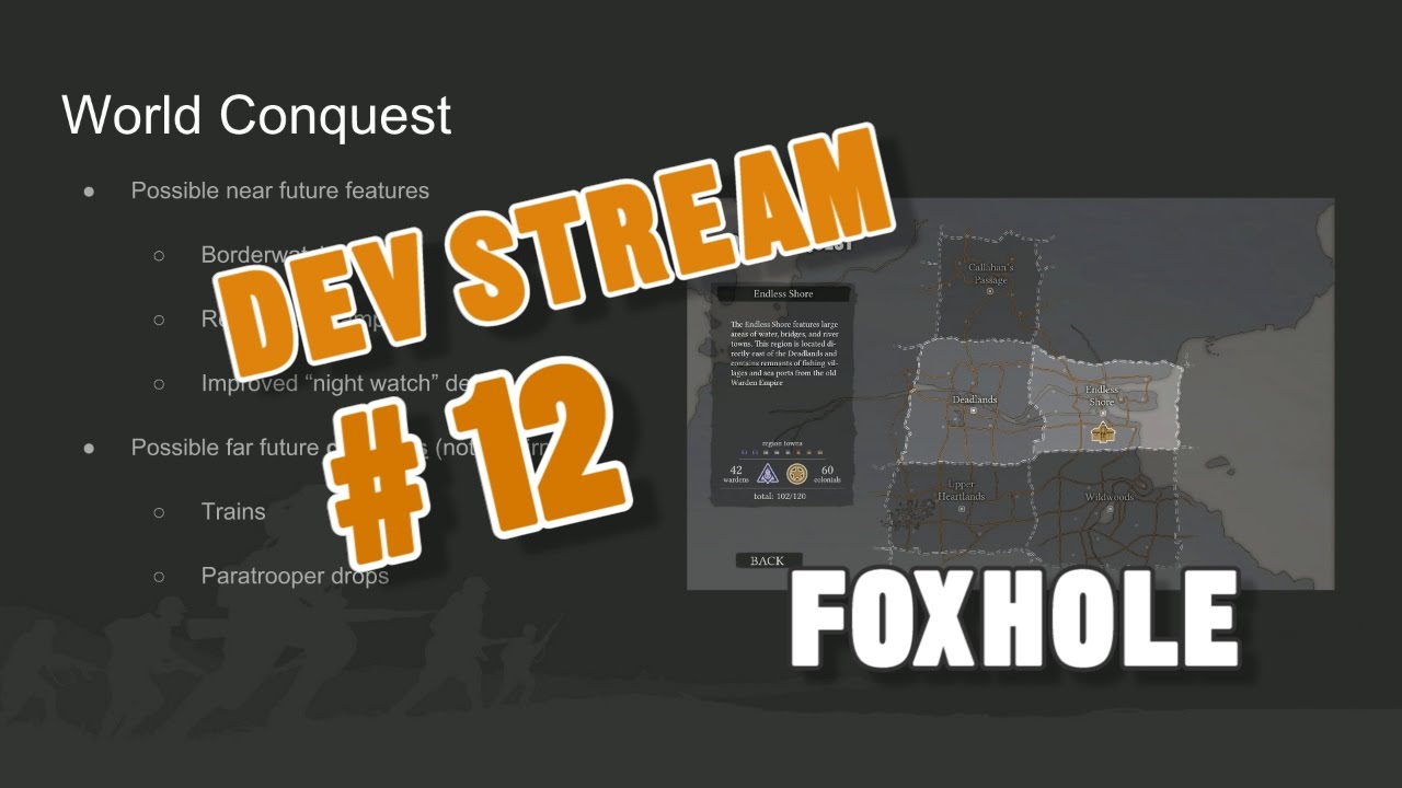 Foxhole Devstream #12 - YouTube