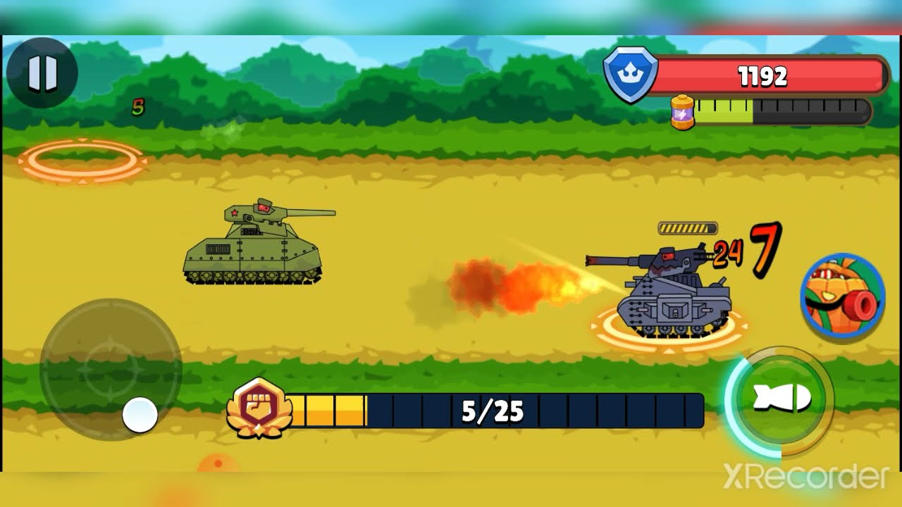 Chơi game bắn xe tăng quái vật monster tank shooting game / xe tăng ...