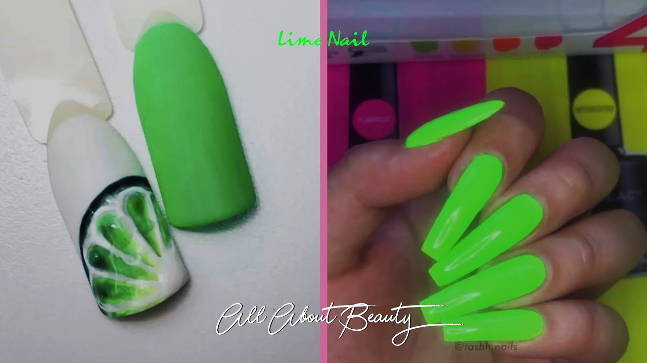 LIME NAIL Ideas – Try a new look! - YouTube