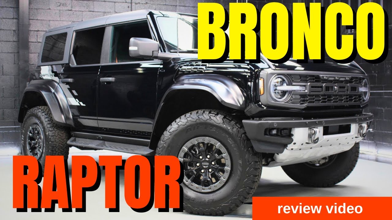 Bronco Raptor walkaround video - YouTube