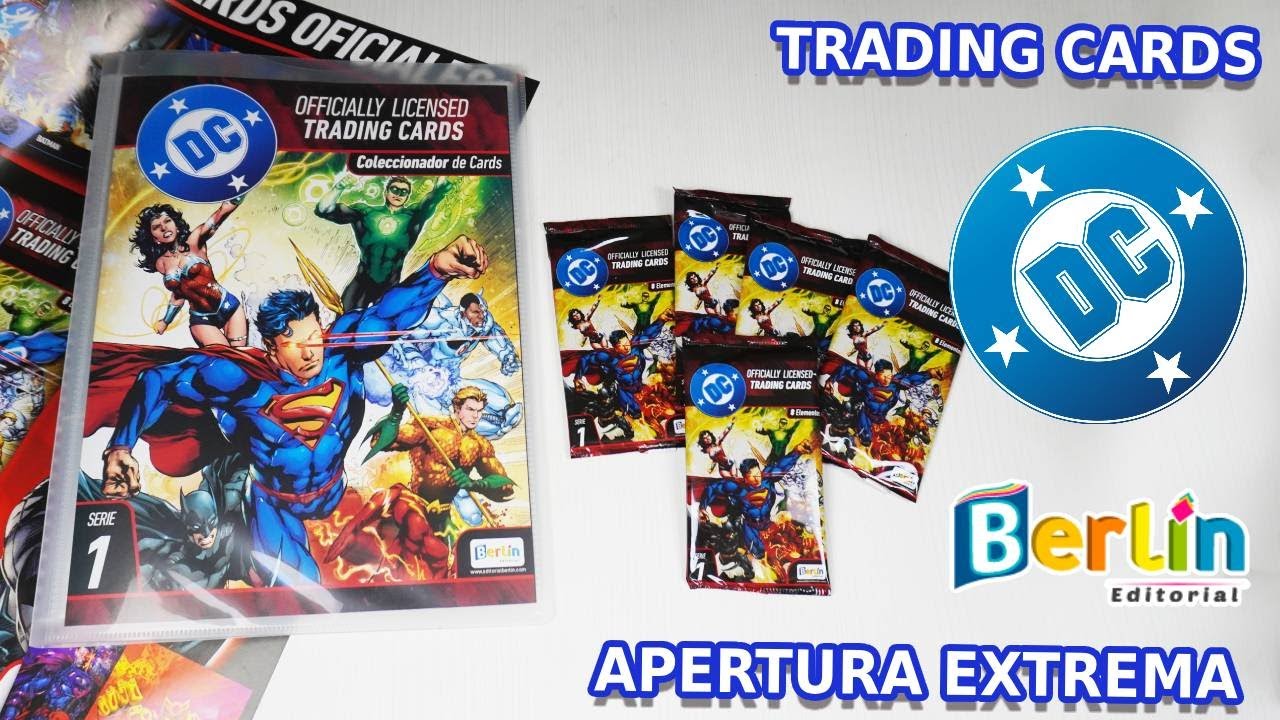 DC Trading Cards de Editorial Berlín: Revisión Binder y apertura 25 ...