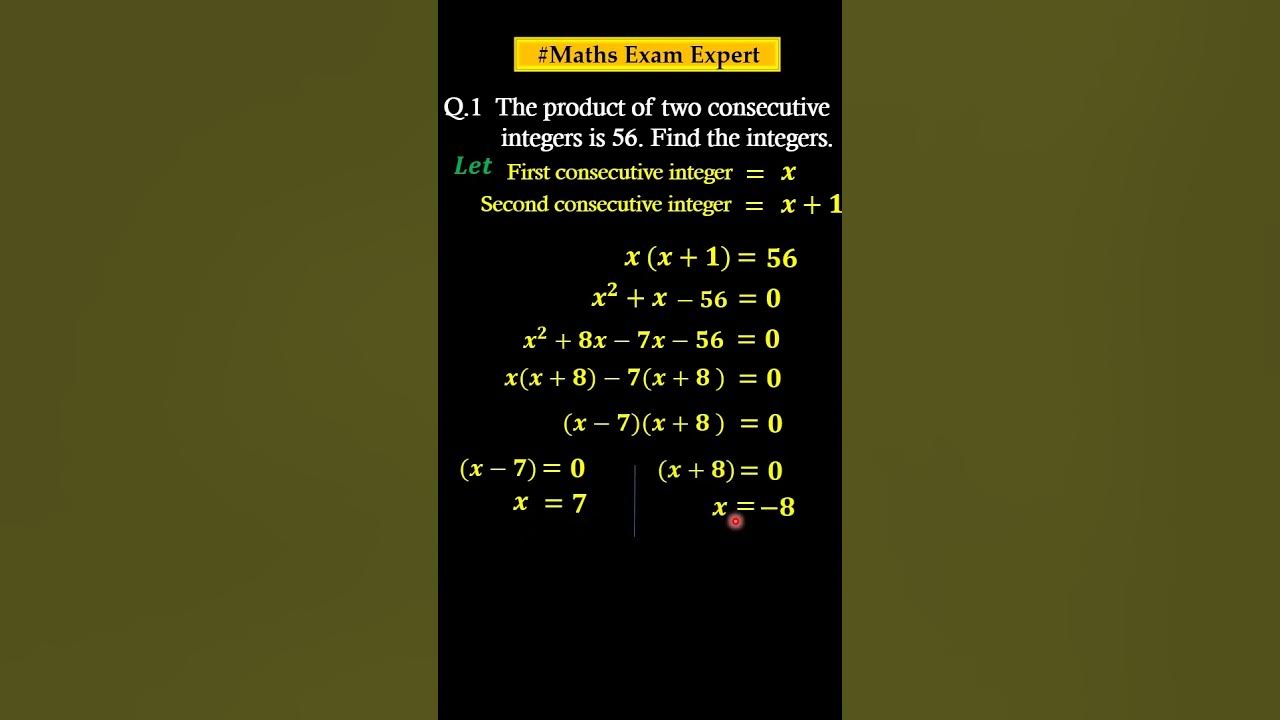 quadratic equations class 10 word problems tricks | word problems ...