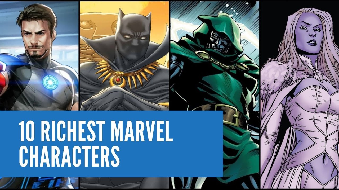 10 Richest Marvel Characters - YouTube