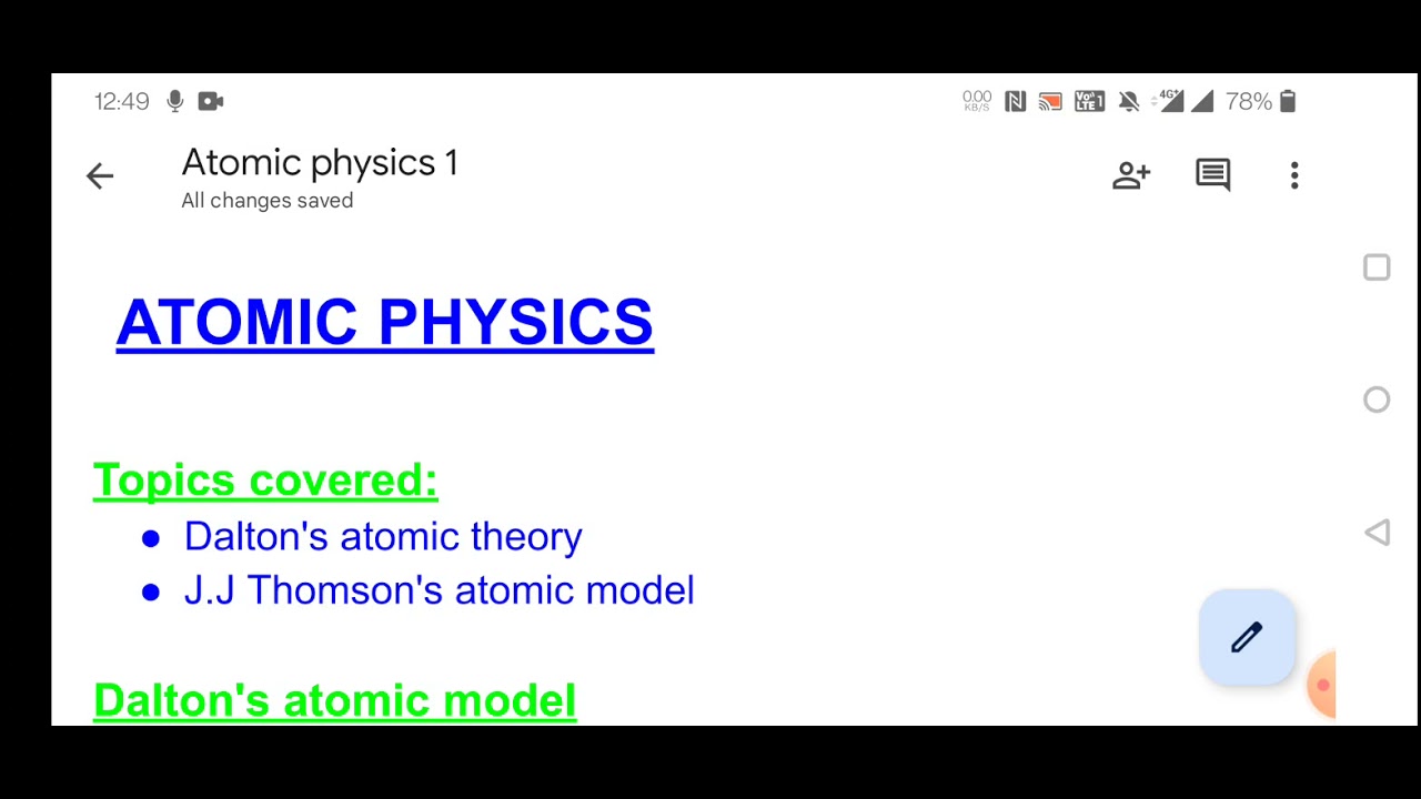 atomic physics part 1 - YouTube