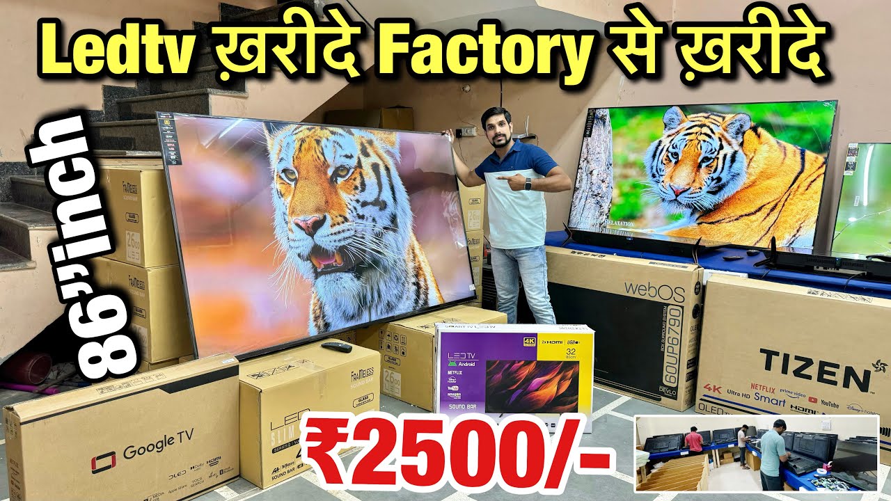 Smart LED TV Production and Assembly सीधा Factory से ख़रीदे Ledtv Cash ...