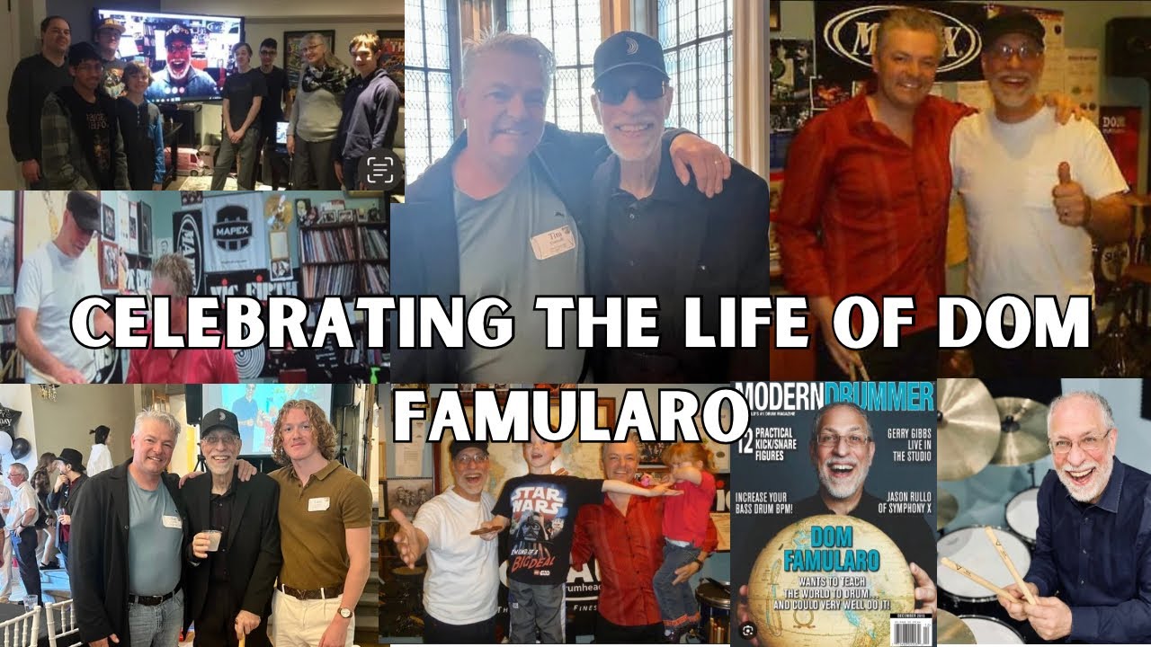 Celebrating My Time With And The Life Of The Legendary Dom Famularo Aug ...