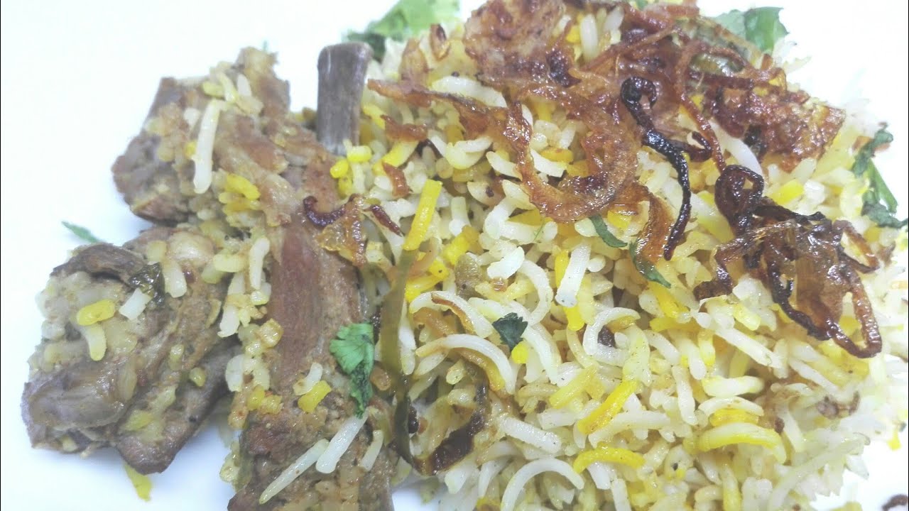 Hyderabadi Biryani by Sada Cook Fusion[NoMusic NoTalking] ASMR Cooking ...