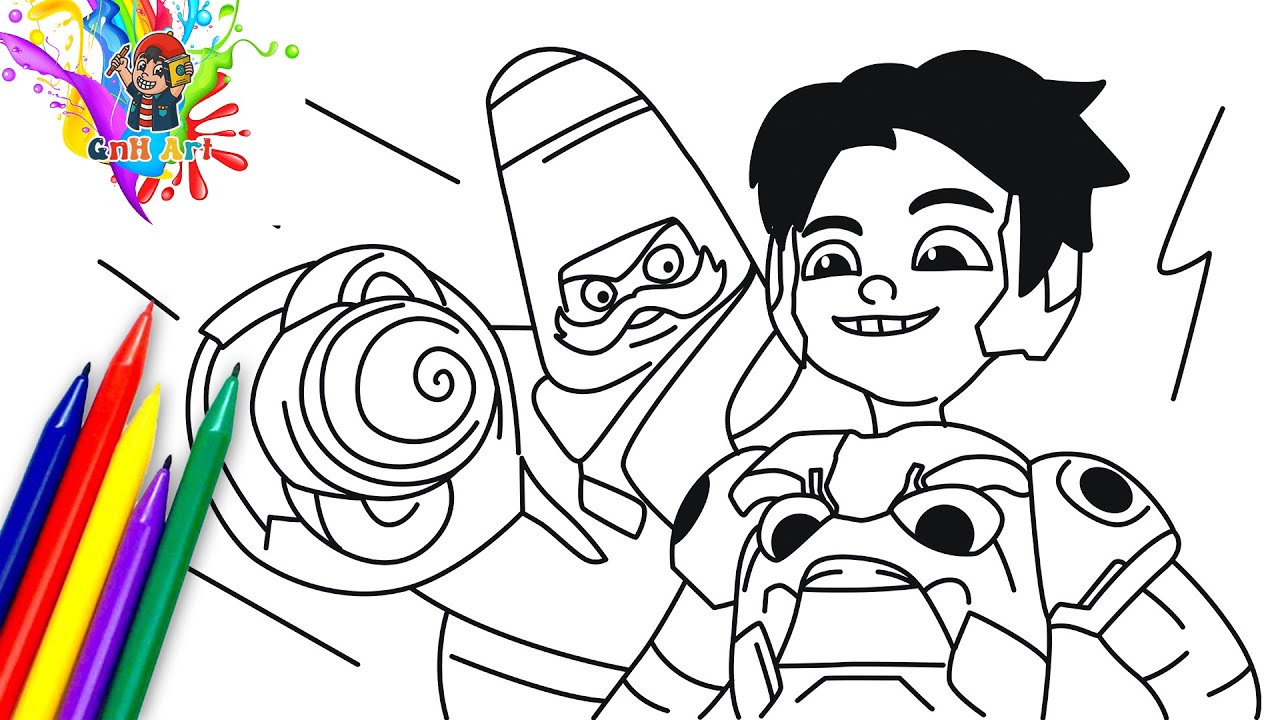 Mechamato Episode 1 | Kemunculan Koncho-Koncho | Menggambar Mechamato ...