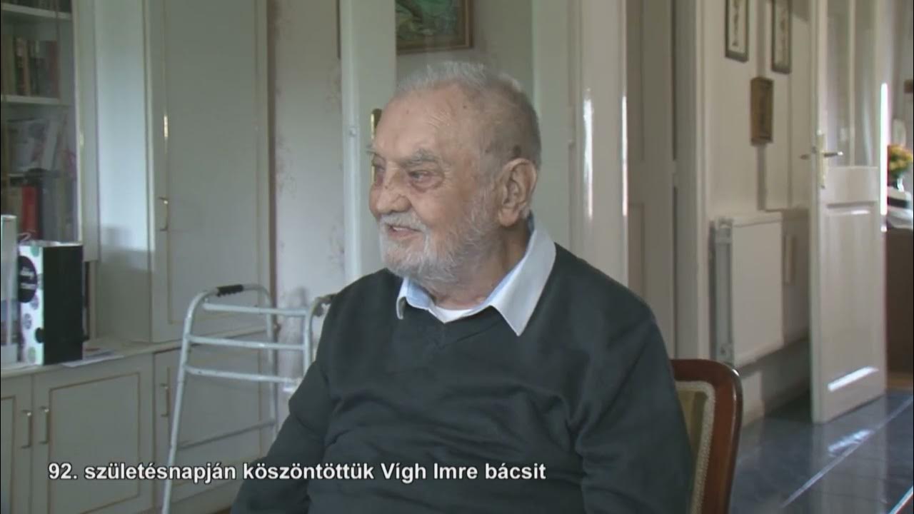 92. születésnapján köszöntöttük Vígh Imre bácsit - YouTube