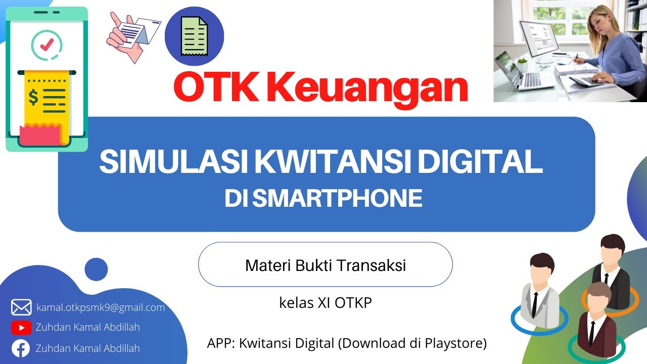 KWITANSI / KUITANSI DIGITAL DI SMARTPHONE | Materi Bukti Transaksi ...