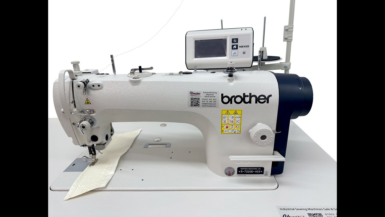 Brother S7220D-403 Direct Drive Needle Feed Industrial Sewing Machine ...