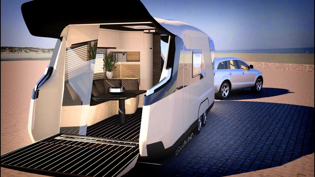 Technology Filled “Caravan of the Future”: Stunning Yacht Inspired ...