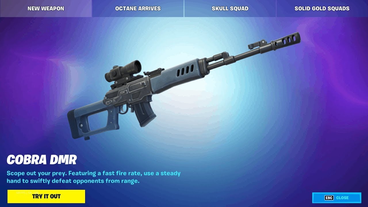 New Tactical DMR Update (Fortnite) - YouTube