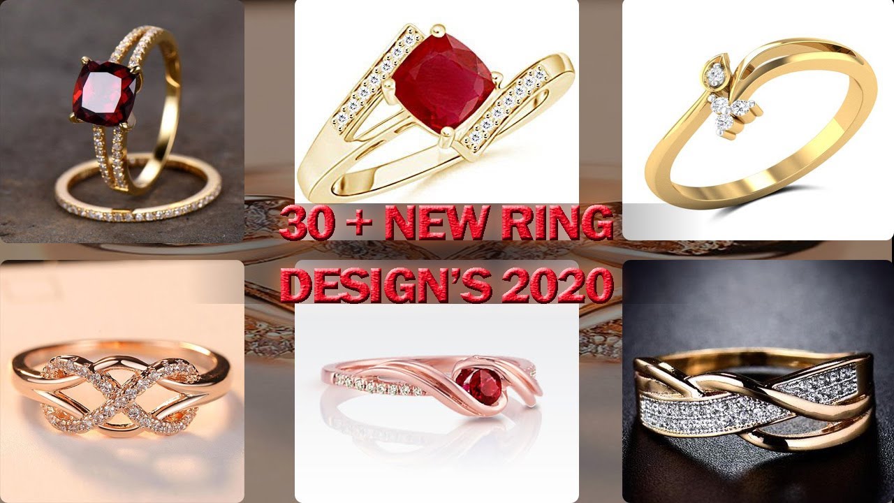 Trendy gold Rings Designs Collection 2020| Trendy Engagement Rings ...