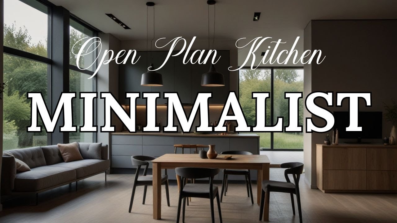 Minimalist Design: Creating the Perfect Open Plan Kitchen - YouTube