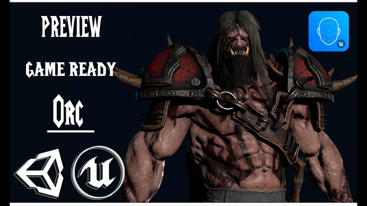 PREVIEW GAME READY 3D Character Orc - YouTube