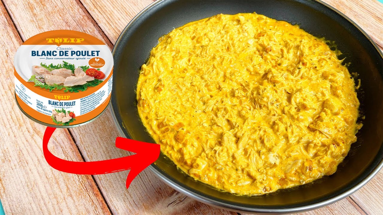Je teste le poulet en BOÎTE - Recette en 10 minutes chrono - YouTube