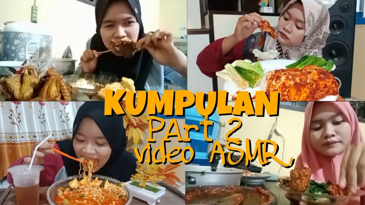 KUMPULAN VIDEO ASMR MUKBANG MAKANAN PEDAS & BIKIN NGILER #002 # ...